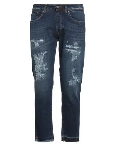 LIU •JO MAN Straight-leg Jeans With Distressed Detailing
