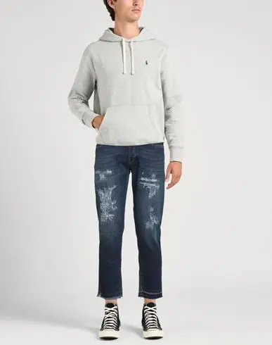 LIU •JO MAN Straight-leg Jeans With Distressed Detailing
