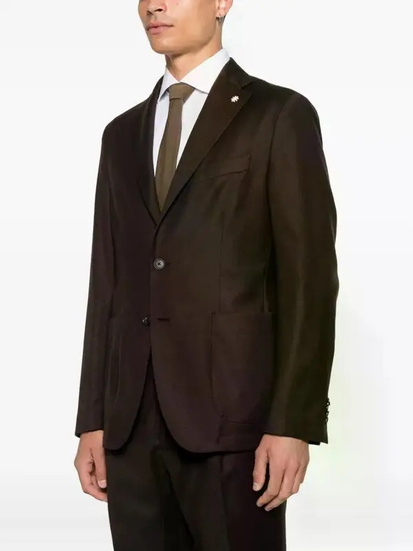 MANUEL RITZ Notched-lapel Single-breasted Blazer