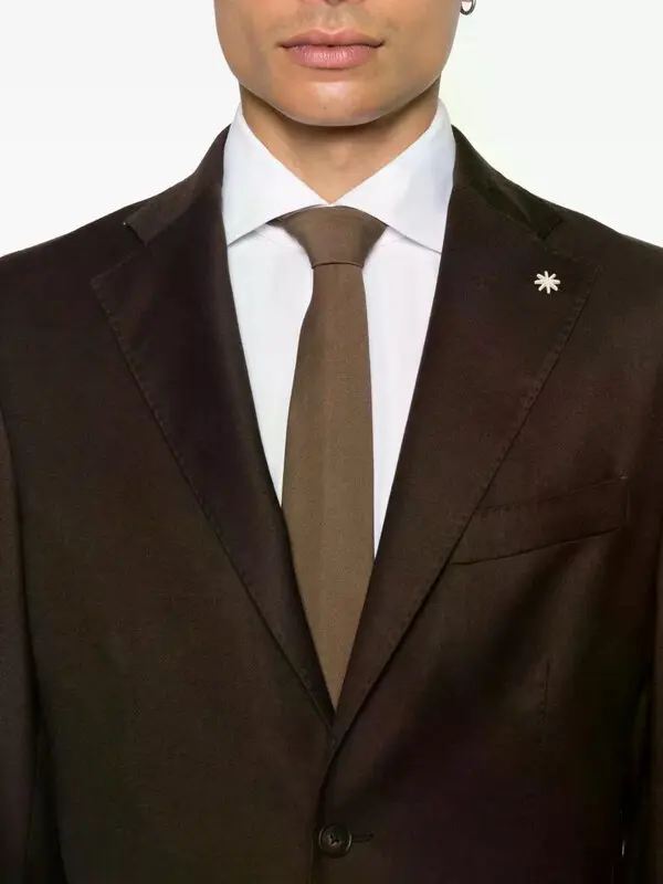 MANUEL RITZ Notched-lapel Single-breasted Blazer