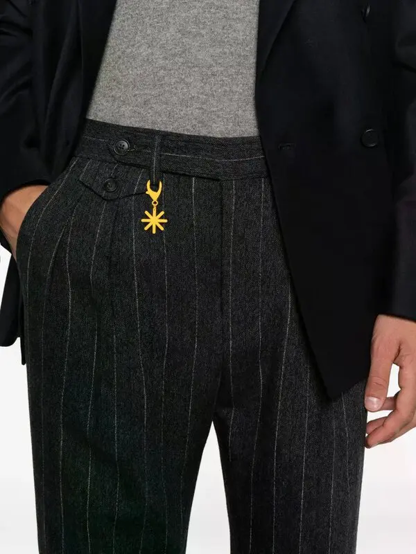 MANUEL RITZ Pinstriped Trousers