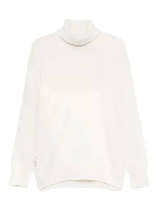 AMARANTO Roll-neck Long Sleeve Sweater