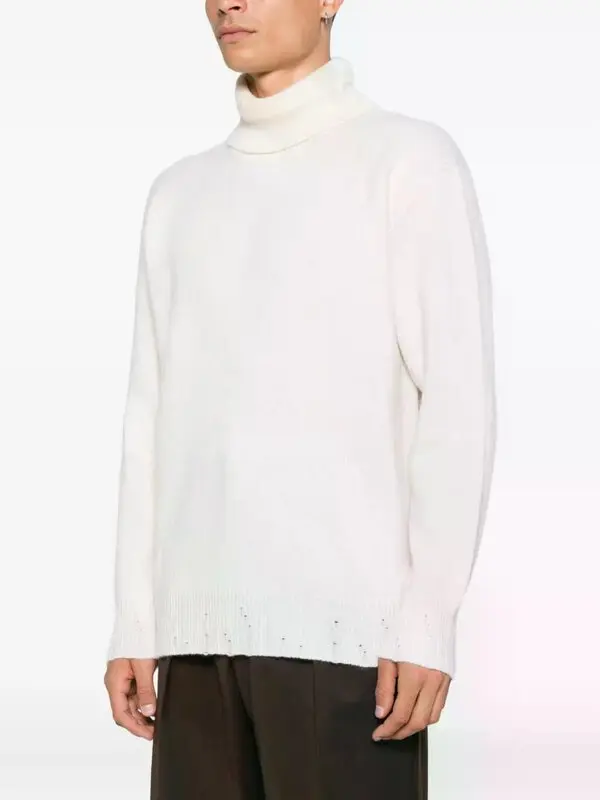 AMARANTO Roll-neck Long Sleeve Sweater