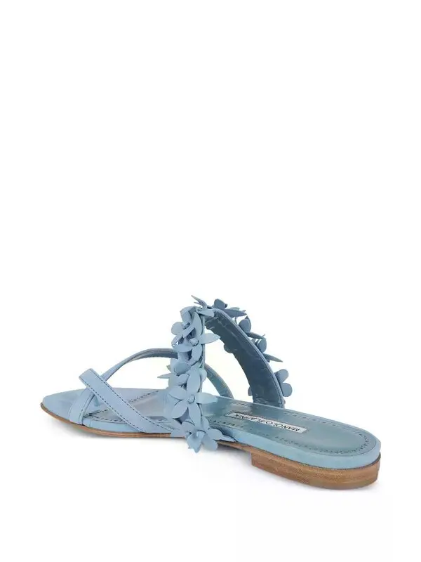 Manolo Blahnik Fiosa Sandals - Blue