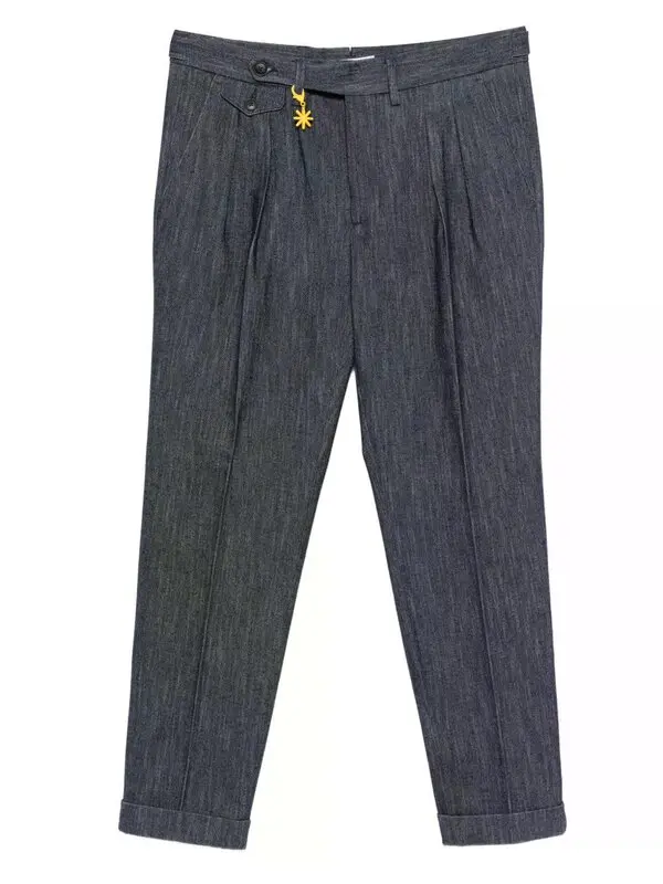 MANUEL RITZ Wool-blend Trousers