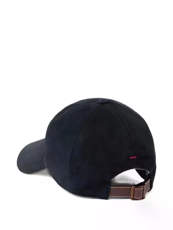 Brunello Cucinelli Embroidered Logo Baseball Cap - Blue