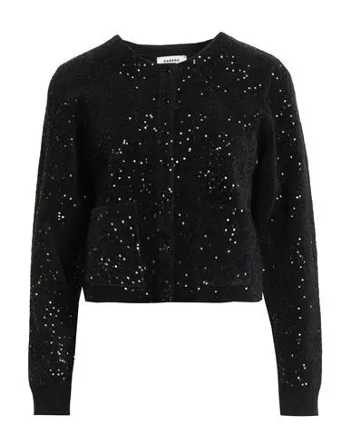 Sandro Sequined Chenille Cardigan