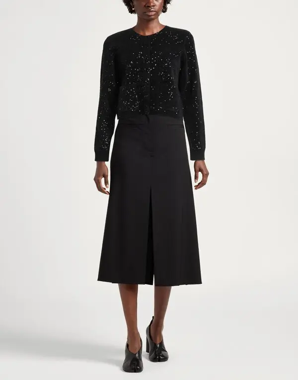 Sandro Sequined Chenille Cardigan