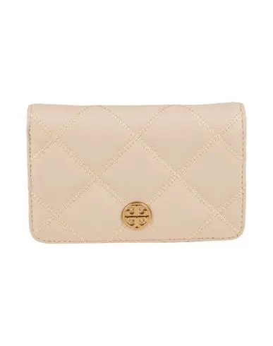 Tory Burch Wallet Cream Leather - White