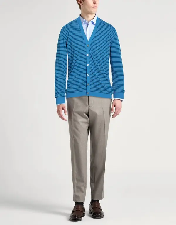 DANIELE FIESOLI Cotton Striped Knit Cardigan
