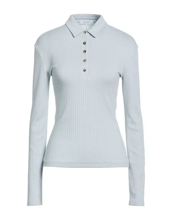 Rag & Bone Ribbed-knit Top - Blue