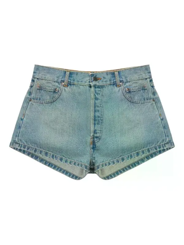 MAINLESS Denim Mini Shorts
