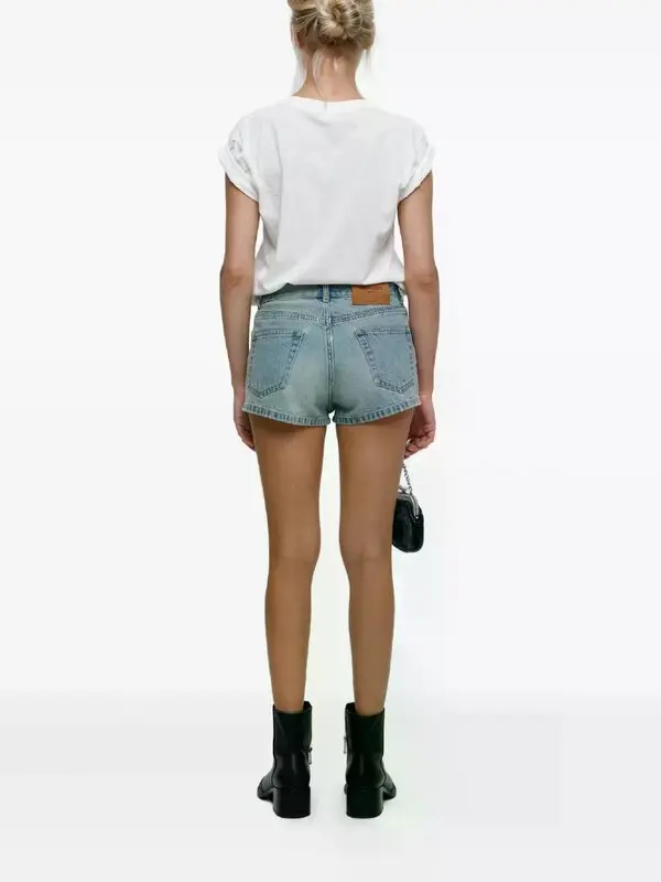 MAINLESS Denim Mini Shorts