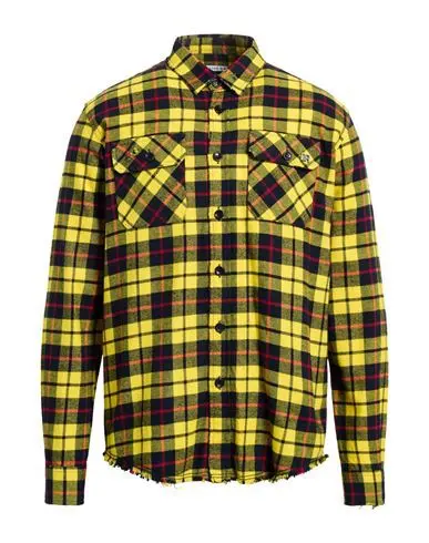 DANIELE ALESSANDRINI Shirt Size Cotton - Yellow