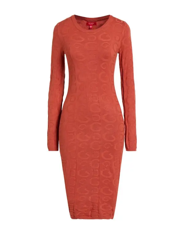 guess red bodycon dress Guess Red Scuba Bodycon Dress