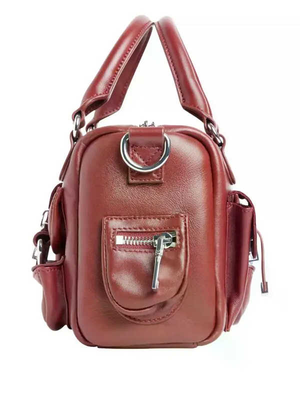 Cynthia Rowley Leather Cargo Mini Bag - Red
