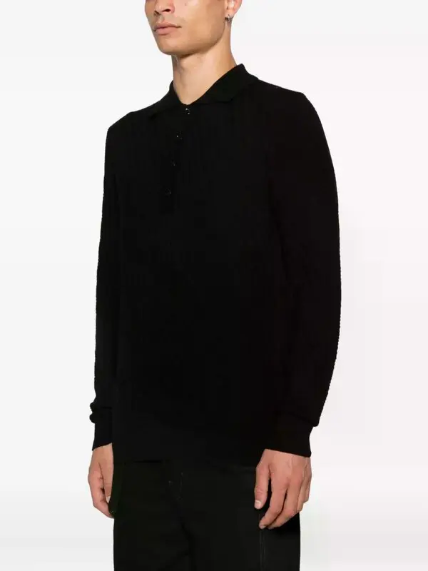 PAOLO PECORA Jacquard Polo Shirt