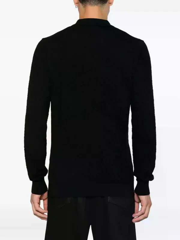 PAOLO PECORA Jacquard Polo Shirt