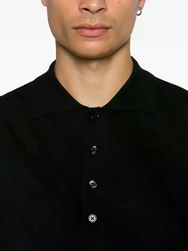 PAOLO PECORA Jacquard Polo Shirt
