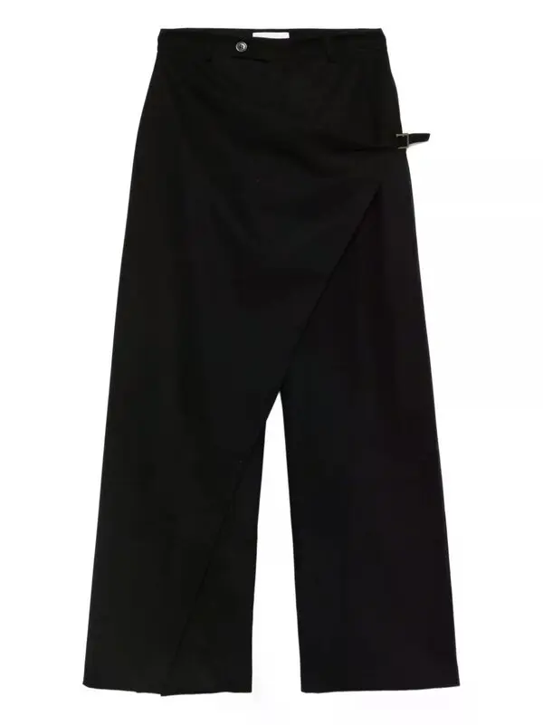 THE NINA STUDIO Wrap-effect Trousers