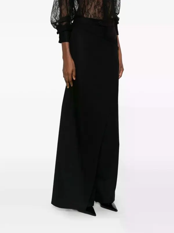 THE NINA STUDIO Wrap-effect Trousers