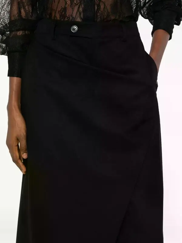 THE NINA STUDIO Wrap-effect Trousers