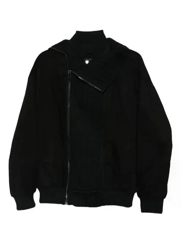 Patrizia Pepe Ribbed Knit Jacket