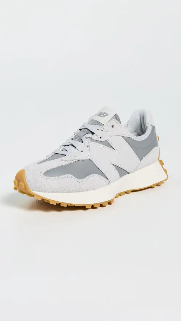 NEW BALANCE 327 Lace-up Sneakers - Grey/grey