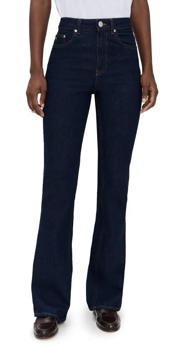 ALIGNE Straight Flare Leg Jeans