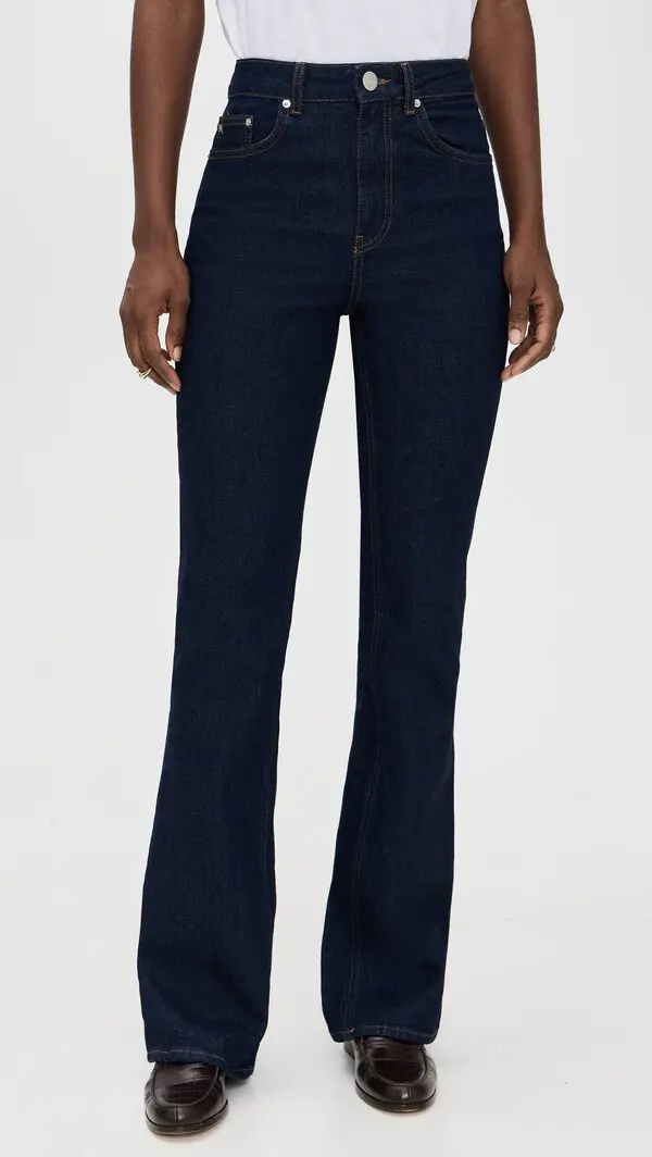 ALIGNE Straight Flare Leg Jeans