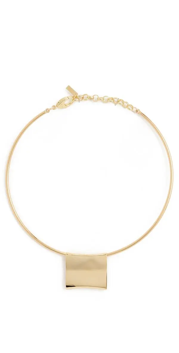 Éliou Carre Necklace - Gold Plated