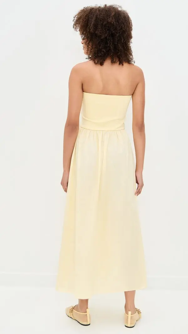 Playa Lucila Strapless Combo Midi Dress