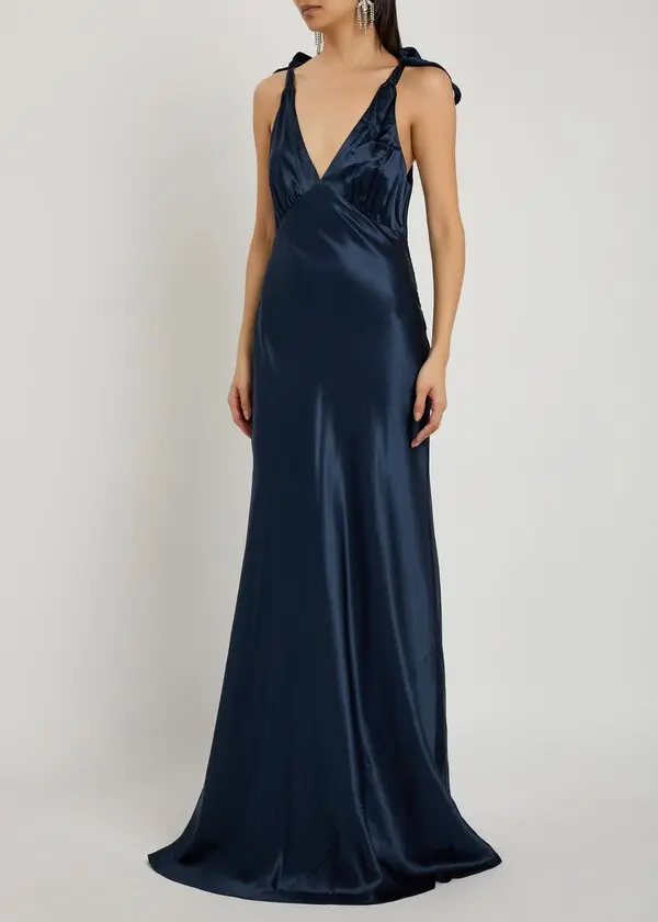 REFORMATION Pernille Silk Gown