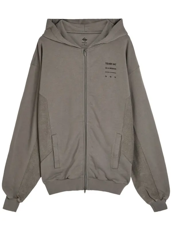REPRESENT 247 Uprising Hooded Cotton Sweatshirt