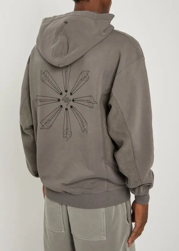 REPRESENT 247 Uprising Hooded Cotton Sweatshirt