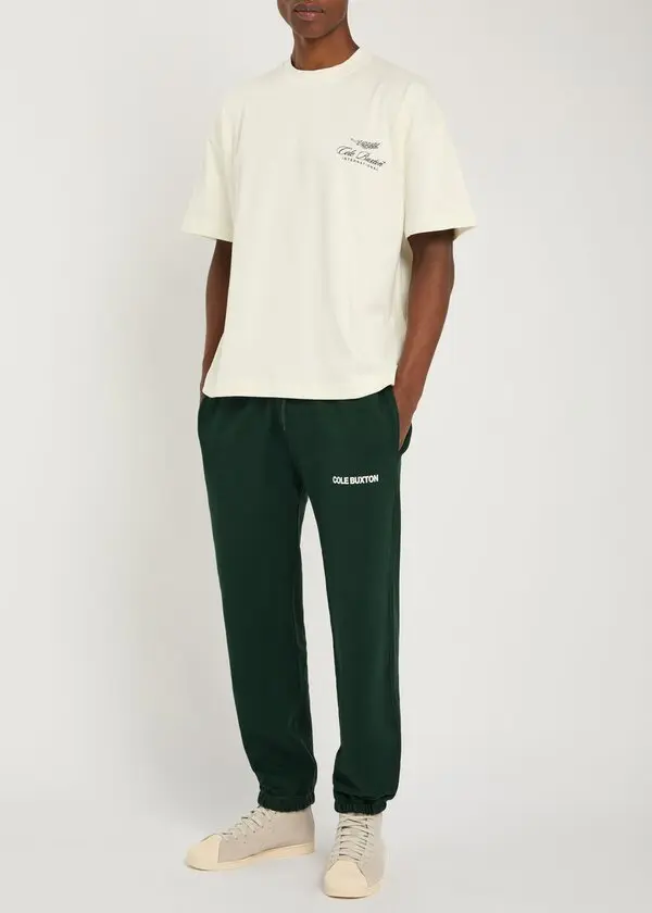 COLE BUXTON Logo-print Cotton Sweatpants