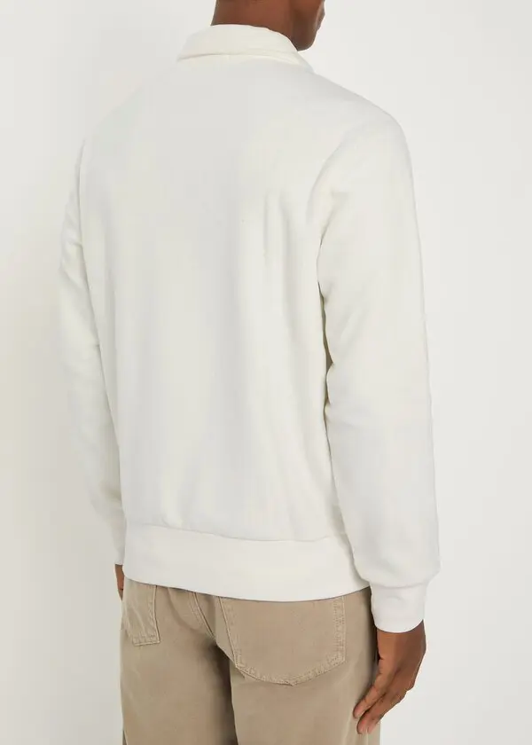Polo Ralph Lauren Fleece Polo Jumper With Embroidered Designer Crest