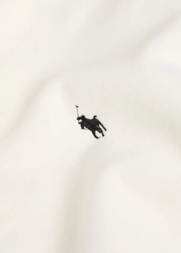 Polo Ralph Lauren Fleece Polo Jumper With Embroidered Designer Crest