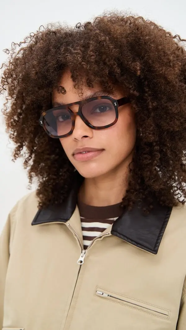 Illesteva Memphis Havana Sunglasses