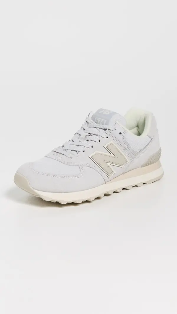 NEW BALANCE 574 Lace-up Sneakers - Grey/beige