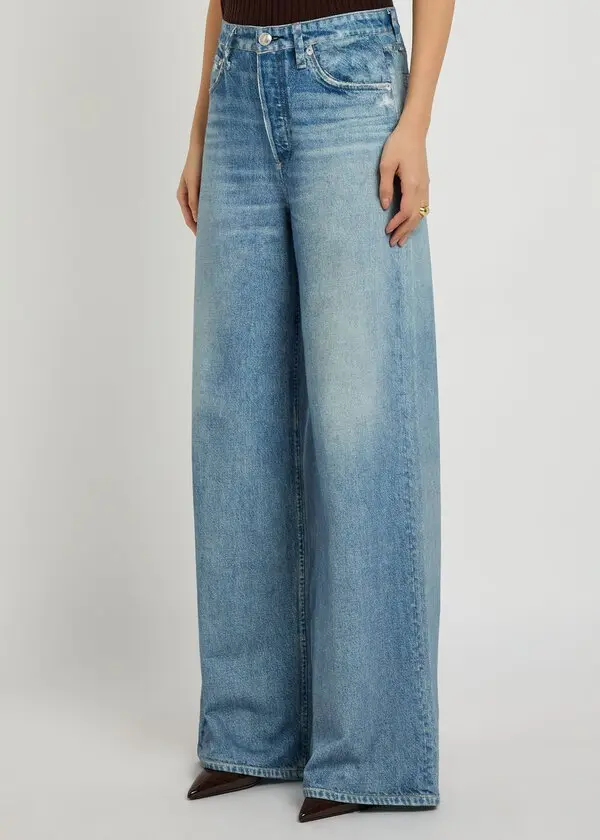 Rag & Bone Miramar Sofie Jeans-print Terry Trousers