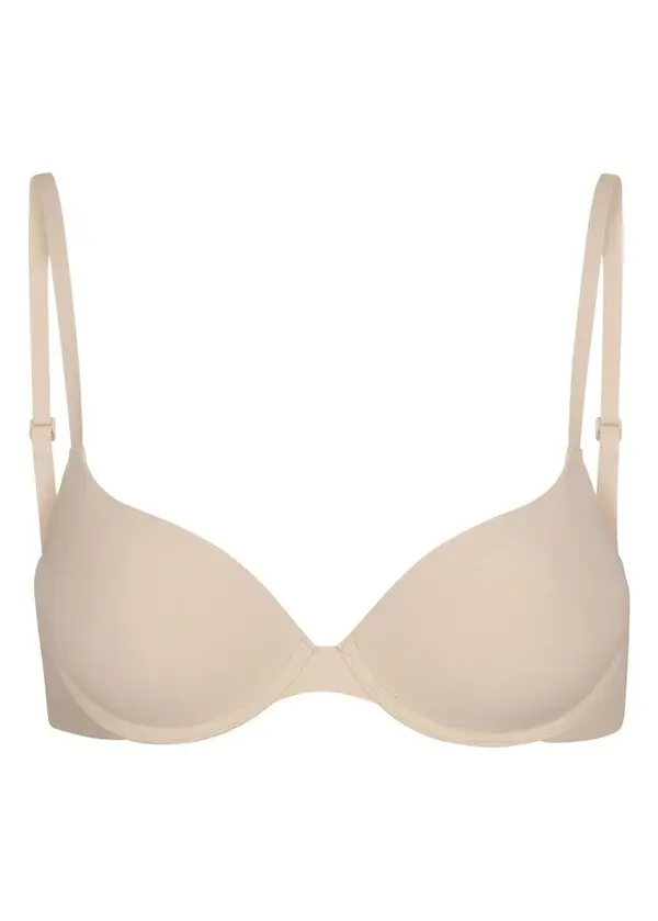 SKIMS Stretch-jersey Push-up Bra - Cream
