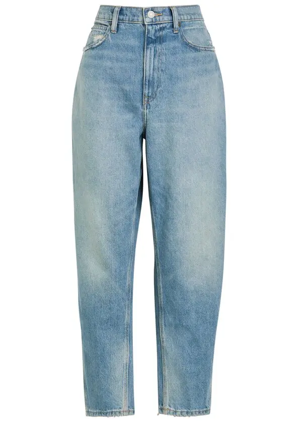 Polo Ralph Lauren High-rise Barrel-leg Jeans - Blue