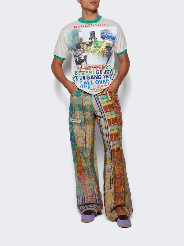 BETTER WITH AGE Isaac Hand-quilted Trousers - Multi