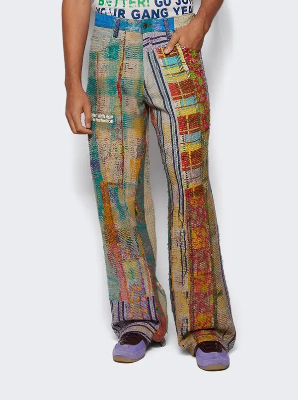 BETTER WITH AGE Isaac Hand-quilted Trousers - Multi