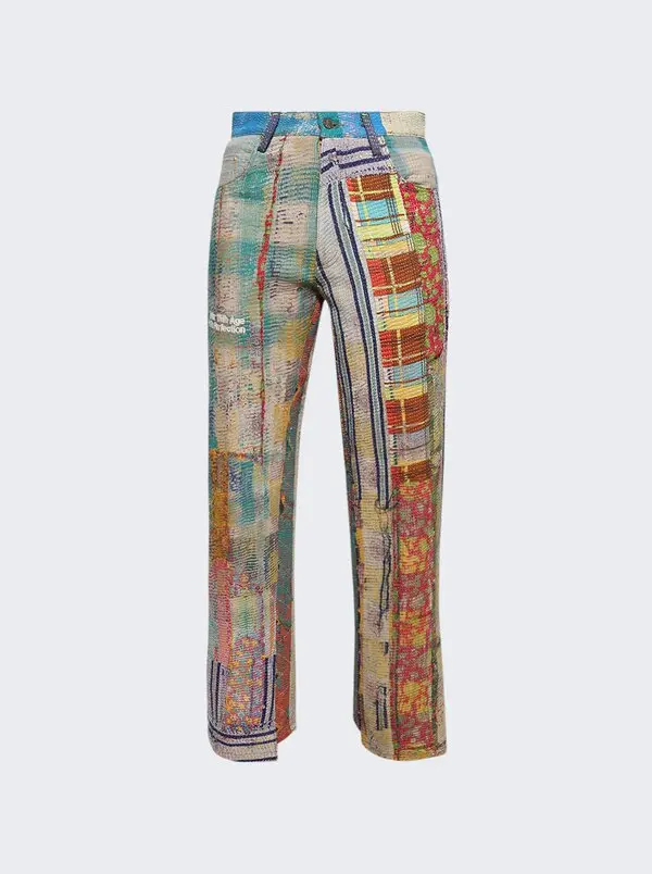 BETTER WITH AGE Isaac Hand-quilted Trousers - Multi