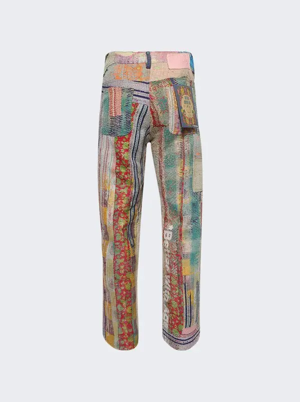 BETTER WITH AGE Isaac Hand-quilted Trousers - Multi