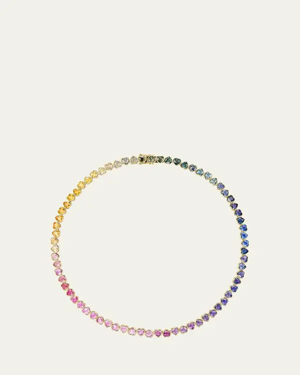 EMILY P. WHEELER I Heart Rainbows Necklace - Yellow Gold