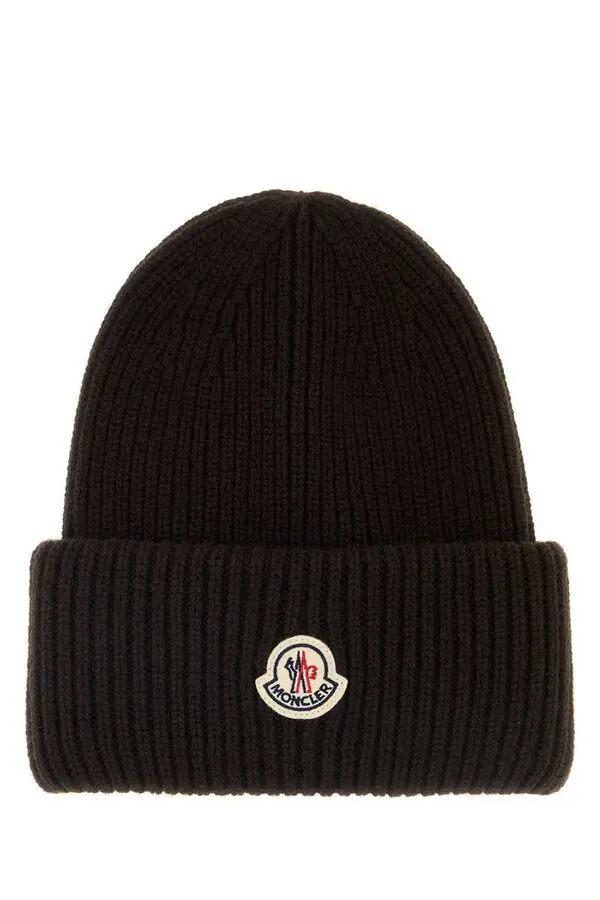 Moncler Wool-cashmere Beanie - Brown