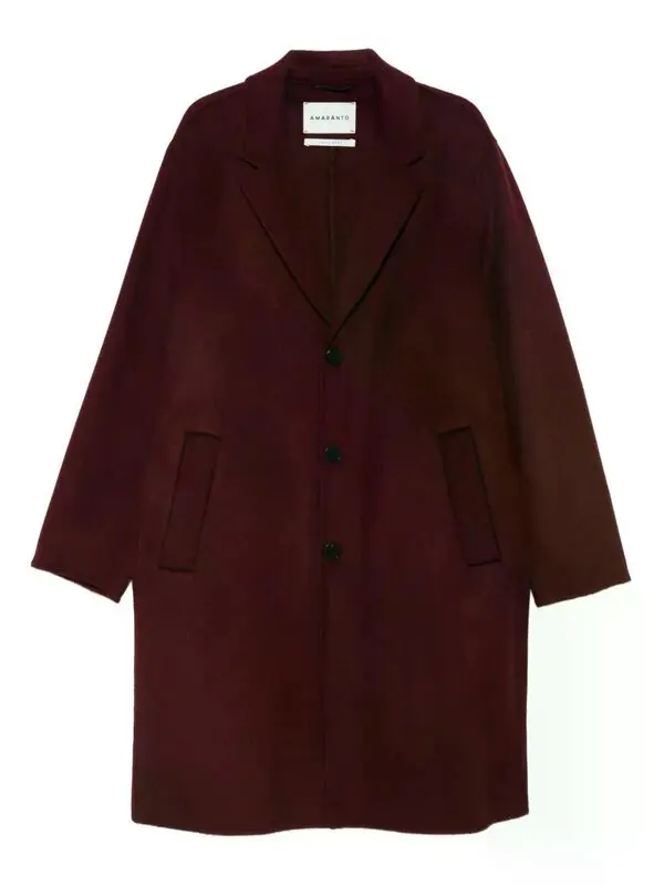 AMARANTO Notched-lapel Coat